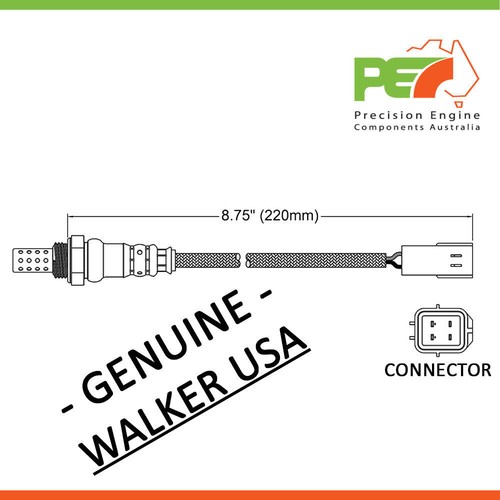 New * WALKER USA * Oxygen Sensor O2 For Kia Cerato Sportage 2.0L G4GC ...
