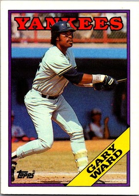Gary Ward Yankees Outfielder Topps 1988 Baseball Card Number 235 | eBay