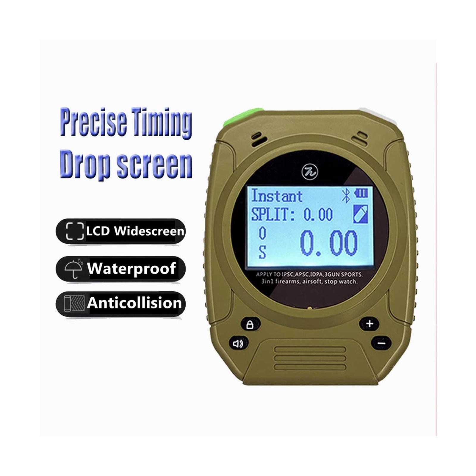 Shot Timer with Belt Clip -Shot Timer for Shooting Competition ...
