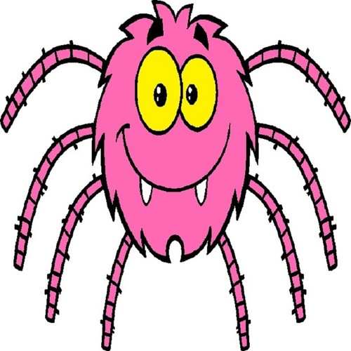 30 Custom Pink Cartoon Spider Personalized Address Labels | eBay
