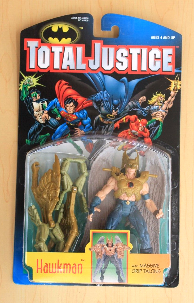 DC Total Justice Hawkman Figure Kenner 1996 | eBay