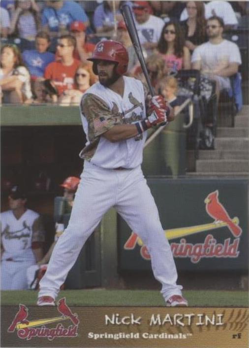 2016 Grandstand Springfield Cardinals Sysco - Nick Martini (RC) for ...