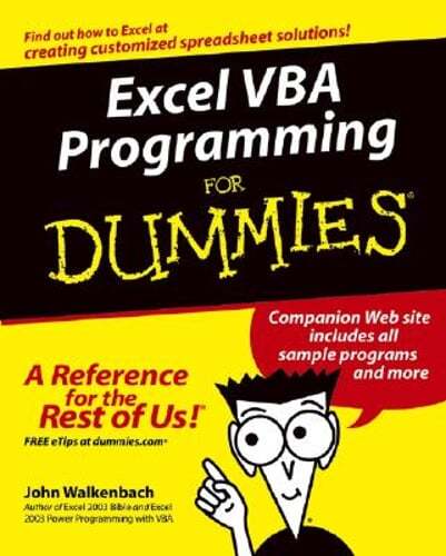 Excel VBA Programming for Dummies by John Walkenbach: New 9780764574122 ...