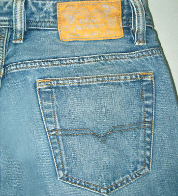 *HOT AUTHENTIC Men's DIESEL @ VIKER 73P STRAIGHT BUTTON Blue Denim ...