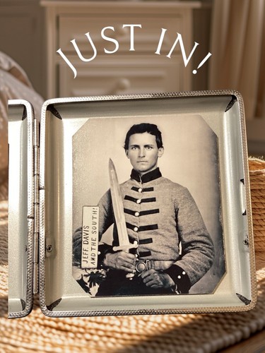 Confederate 1865 Tintype Set Museum Gallery Lmt Series in metal case ...