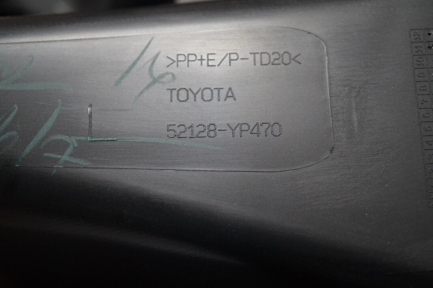 52128-YP470 LH Foglamp Cover For Toyota Hilux Revo GR Sport 2022 | eBay