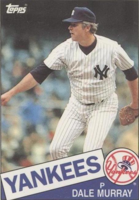 1985 Topps - Dale Murray #481 Collector's Edition (Tiffany) for sale ...