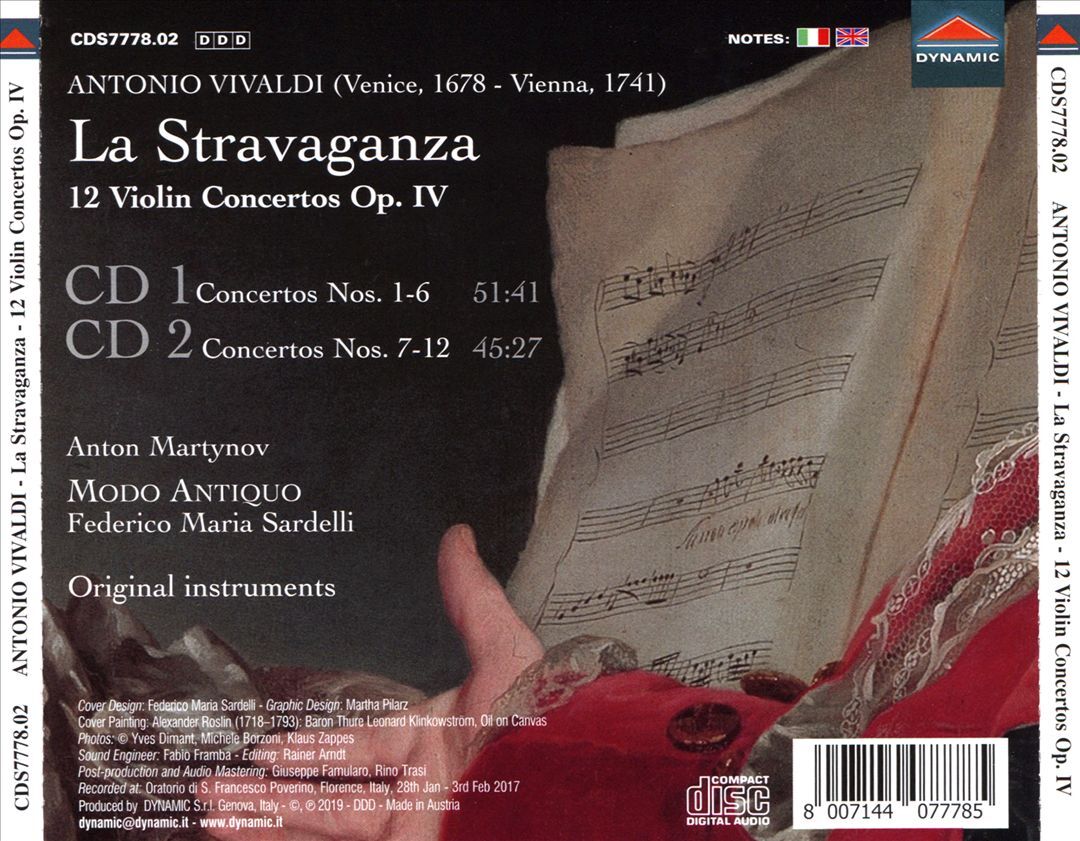 ANTON MARTYNOV / FEDERICO MARIA SARDELLI / MODO ANTIQUO ANTONIO VIVALDI: LA STRA 8007144077785| eBay