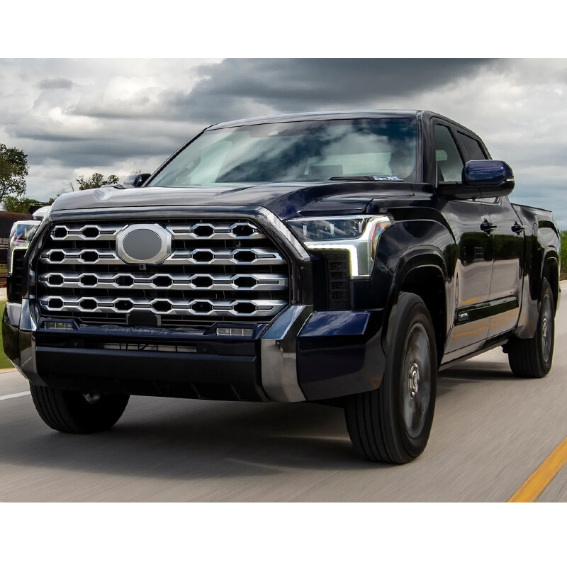 2022-2024 Toyota Tundra Capstone Front Bumper Grille Satin Aluminum ...