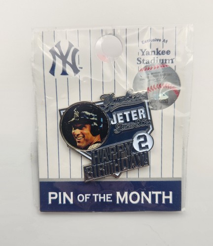 N.Y. Yankees Derek Jeter Happy Birthday Pin | eBay
