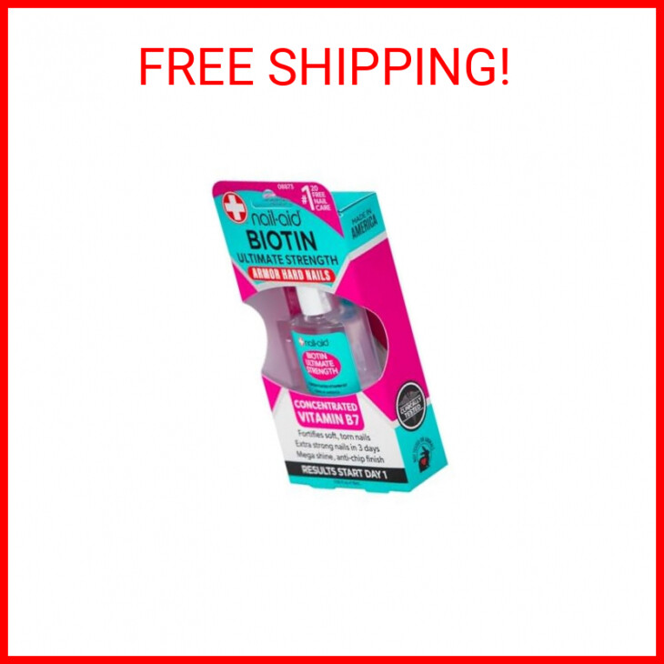 Nail-Aid Biotin Ultimate Strength - Nail Treatment & Strengthener ...