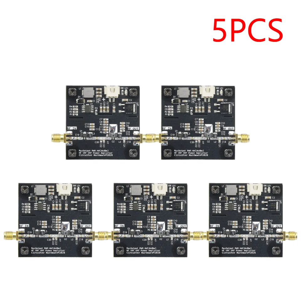 0.5-800Mhz 40Db Gain RF Power Amplifier Module HF VHF UHF Amplifier for ...