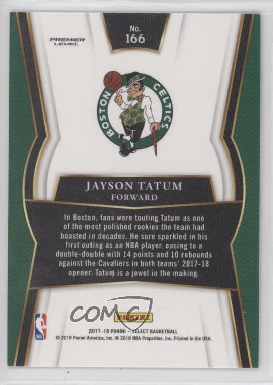 2017-18 Panini Select Premier Level Jayson Tatum #166 | eBay