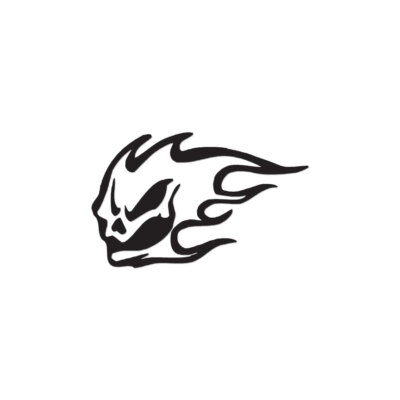 Ghost Flame - Vinyl Decal Sticker - Multiple Color & Sizes - ebn874 | eBay