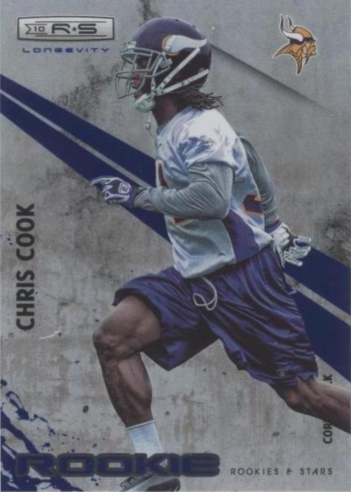 2010 Panini Rookies & Stars Longevity - Rookie Chris Cook #181 Sapphire ...