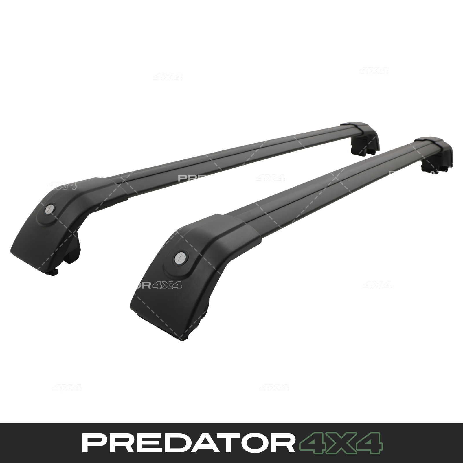 BLACK ALUMINIUM ROOF CROSS BARS RAIL RACK PAIR FOR RANGE ROVER SPORT ...