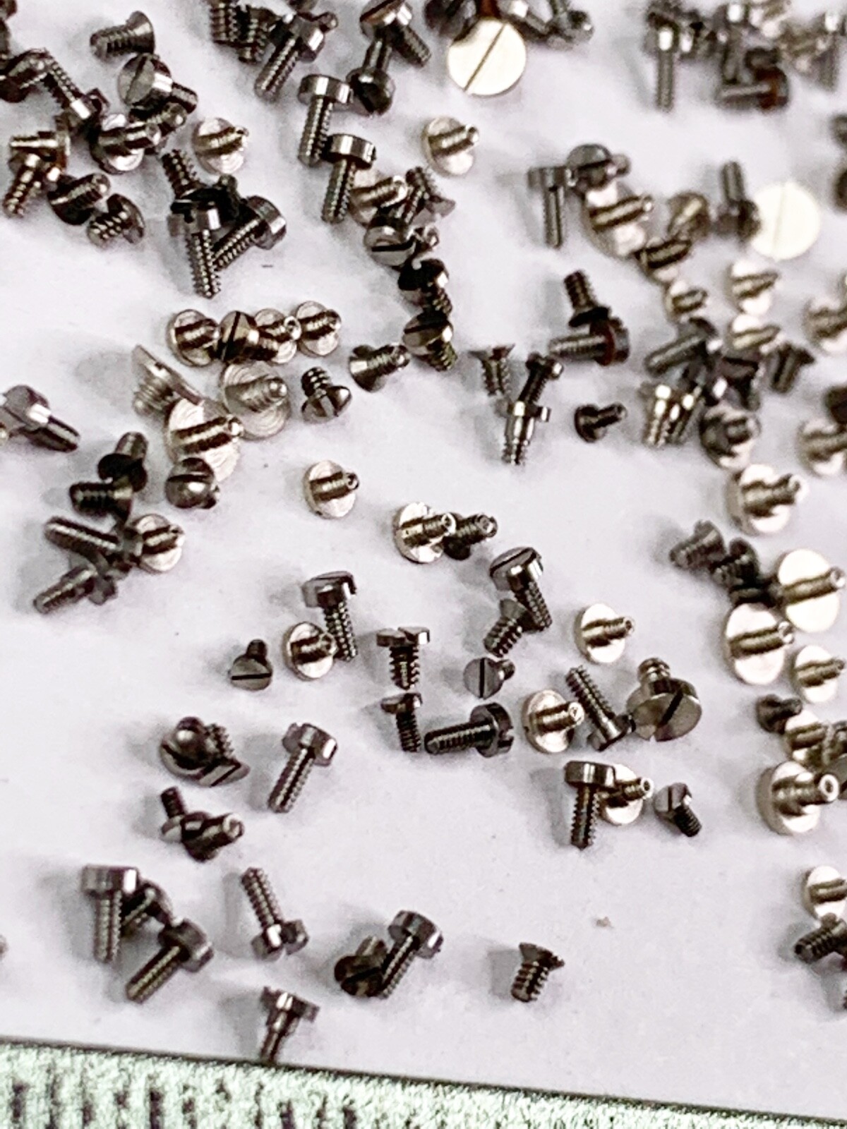 100 Watch Screws Tiny Steampunk Altered Art Parts Watchmaker Lot Repair ...