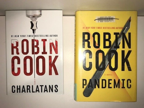 Lot of 2 Books MEDICAL CONSPIRACY Thrillers by Robin Cook - PANDEMIC ...