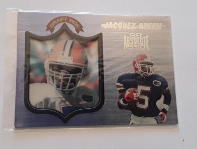 Jacquez Green 1998 Playoff - Draft Pick "Absolute 98 Ssd RC #53 Tampa ...
