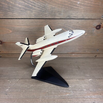 Vintage Matthys Verkuyl Lockheed L-1329 Jetstar Desk Model Airplane w ...