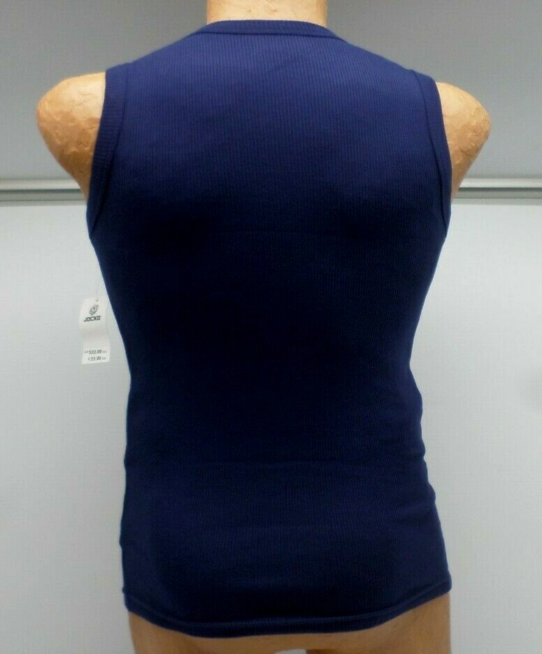 Jocko Men's Van Ribbed Tank Top Navy Blue Size Small-XLarge J1002 157C ...