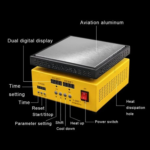 V-2030T LCD Seperator Heating Plate Station Mobile Phone Screen Repair ...