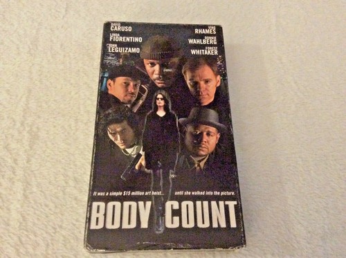 BODY COUNT VHS 1997 Action VING RHAMES David Caruso FOREST WHITAKER ...
