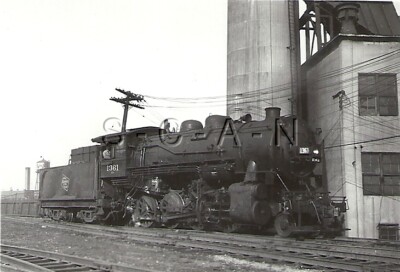 Org Vintage Large Train 1940s Railroad Photo- Steam Engine #1361 ...