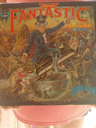 Elton John Captain Fantastic 1975 Vinyl LP Record Fold Out Book Cover ...