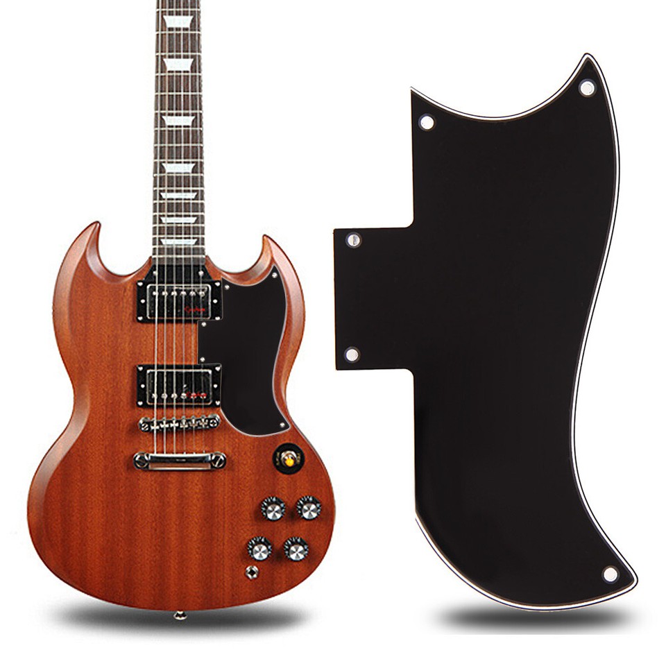 Anti-scratch Guitar Pickguard PVC Electric Guitars Guard Board for SG ...