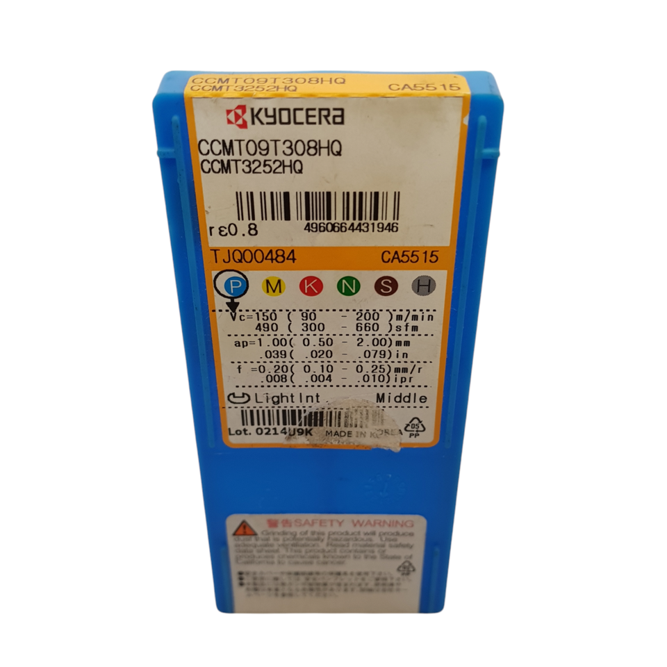 Kyocera Carbide Turning Inserts CCMT 09T308HQ CA5515 x3 EH1 | eBay