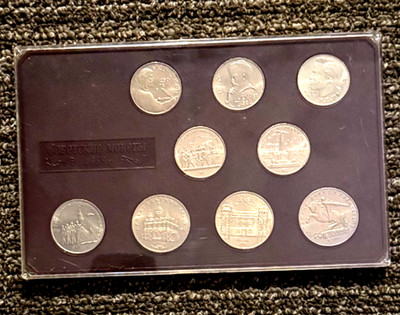 1991 CCCP/USSR Set of 9 Commemorative Coins in case - Final Year ...
