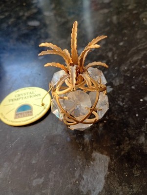Spectra Crystal Pineapple, Crystal Temptations 24ct gold plated | eBay UK