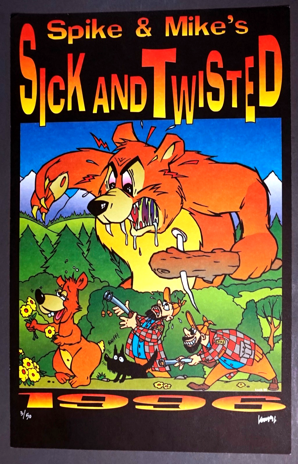 Spike & Mike Sick & Twisted Animation Festival Kozik Poster Signed ...