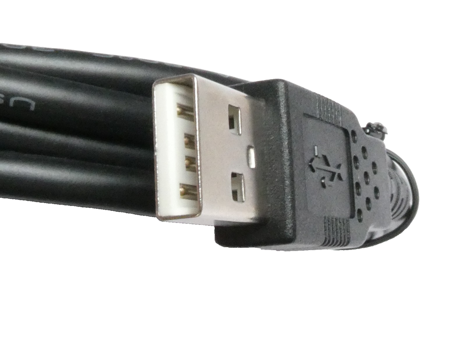 New/never used three metre black USB cable. | eBay UK