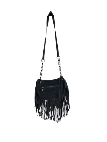 Sorial Gray Suede Fringe Crossbody Purse Medium Size | eBay