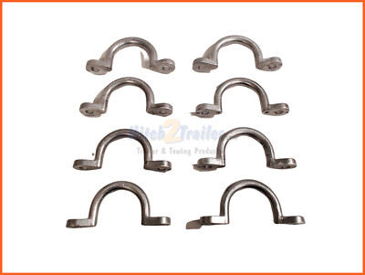 (8) Trailer Tie Loop 2" I.D. Aluminum Bolt-On Lashing Rope Tie Down ...
