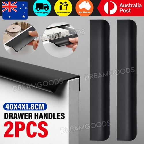 Kitchen Lip Pulls Handles Cupboard Door Cabinet Drawer Contemporary ...