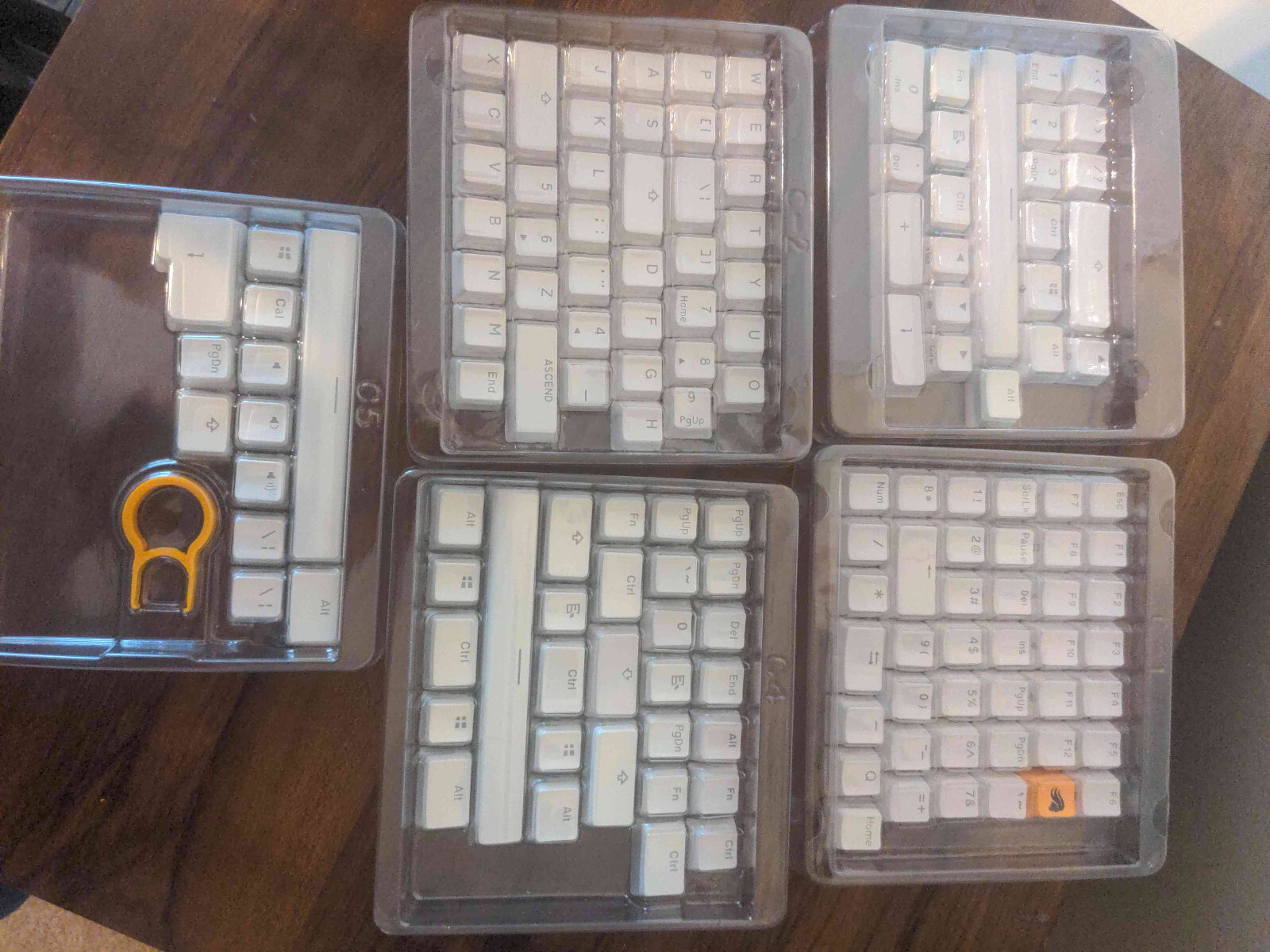 Glorious Gaming GMMK2 OEM Doubleshot Keycaps - White - 145 Keys - ANSI