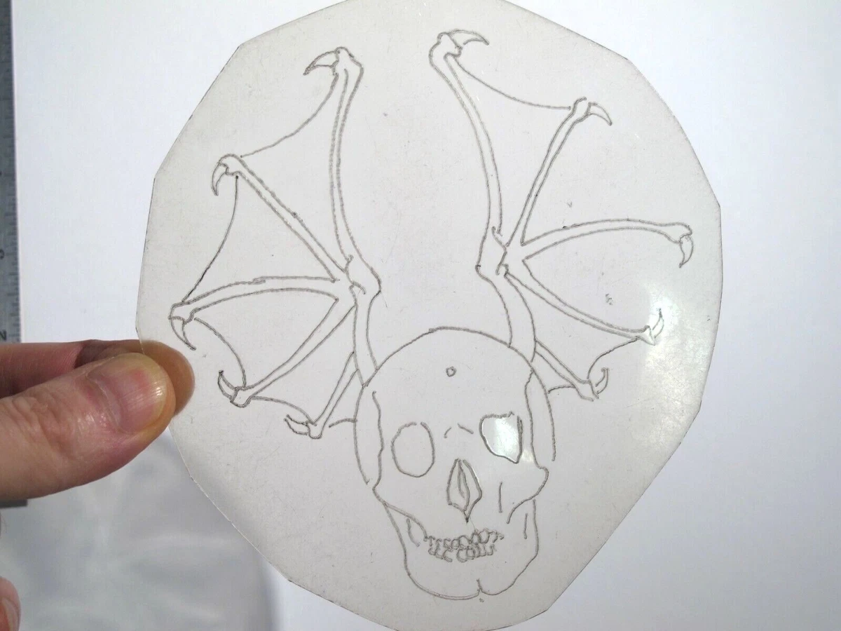 Avenged Sevenfold Death Bat Stencil