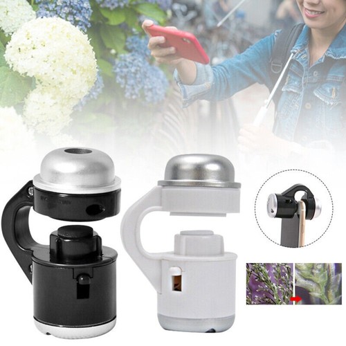 Clip-On LED Magnifier External Camera Magnifier Phone Microscope Mobile ...