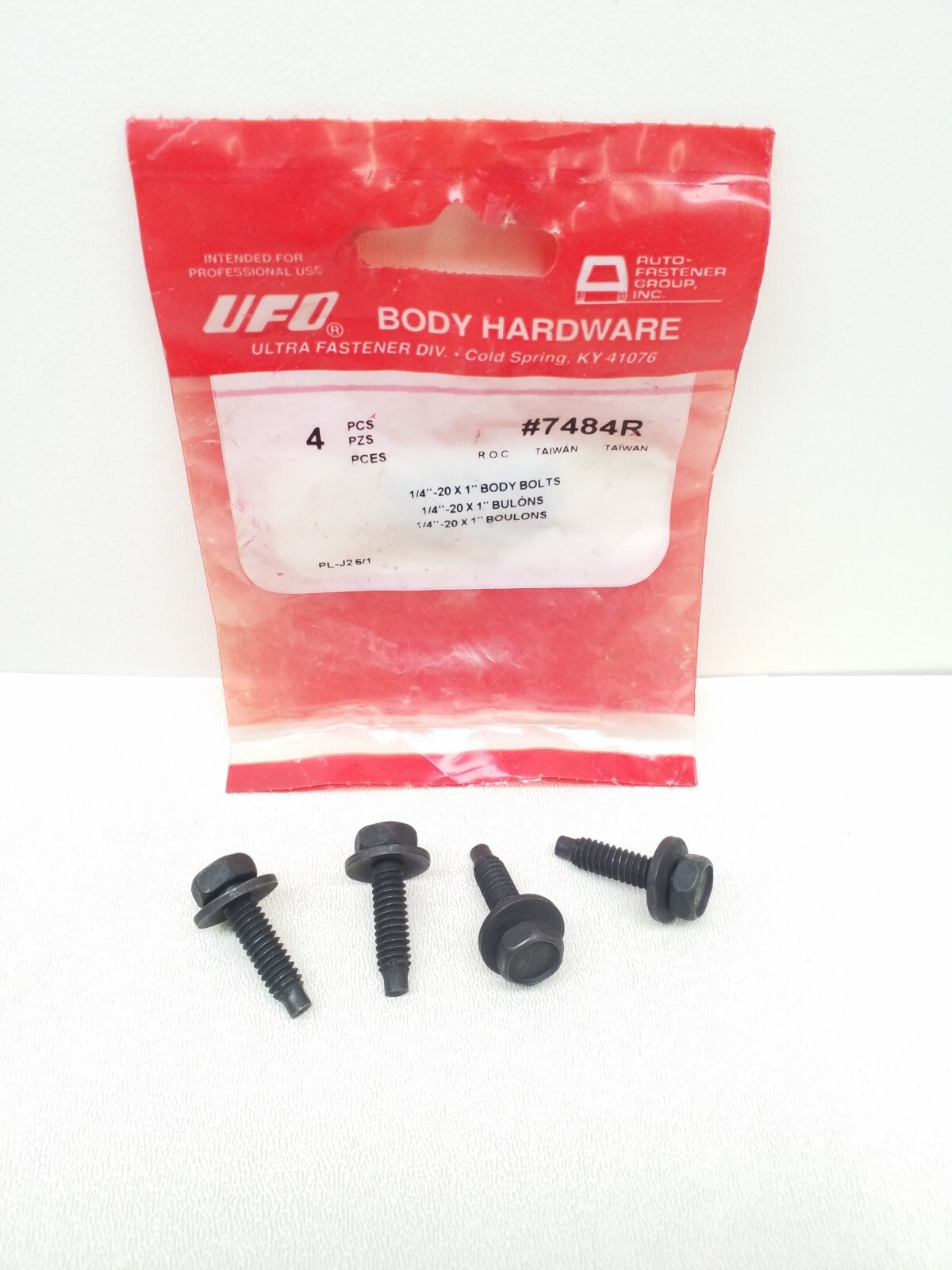 7484R UFO Body Hardware 1/4"-20x1" Body Bolts Fits Chrysler 6025329 ...