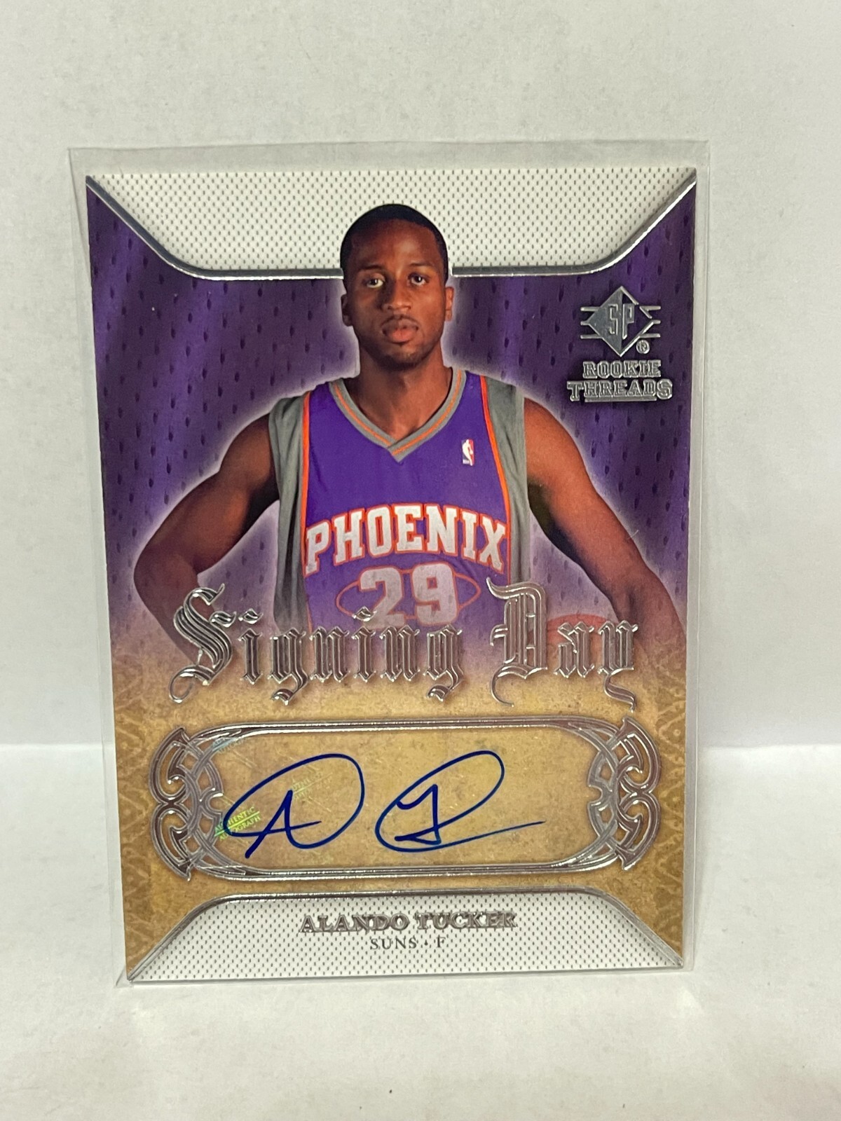 2007-08 SP Rookie Threads Signing Day #SDTU Alando Tucker | eBay
