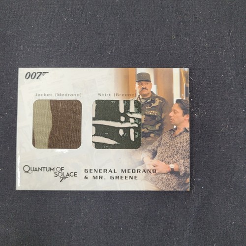 JAMES BOND 007 GENERAL MEDRANO / MR GREENE DUAL COSTUME RELIC ...