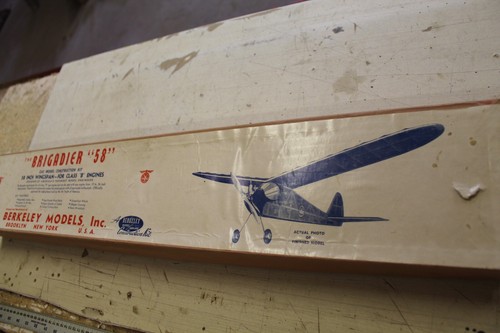 Berkeley's, Brigadier "58", Vintage Balsa Free Flight Plane Kit 58" | eBay