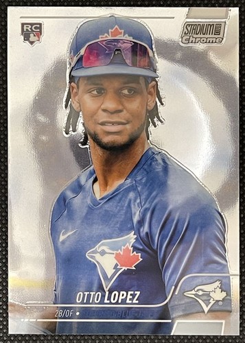 2022 Topps Stadium Club Chrome #45 Otto Lopez Rookie Toronto Blue Jays ...