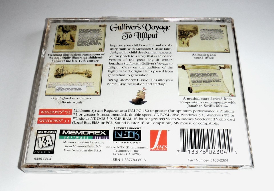 Gullivers Voyage To Lilliput Interactive Storybook Classic Tales PC ...