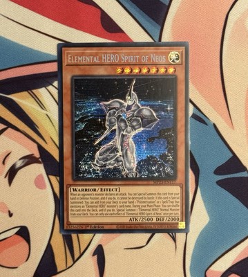 Yugioh Elemental Hero Spirit of Neos MP23-EN117 Prismatic Secret Rare ...