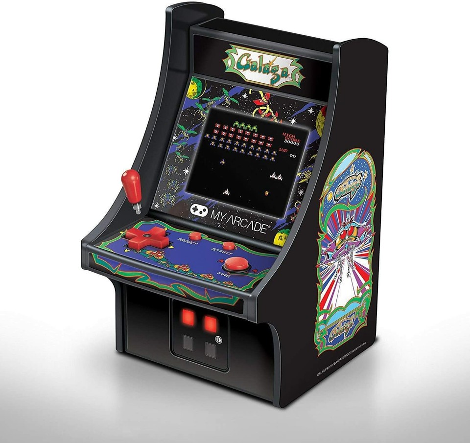 GALAGA MICRO PLAYER RETRO ARCADE GAME, 4-AA BATTERY OR MICRO USB POWERED, NEW | eBay