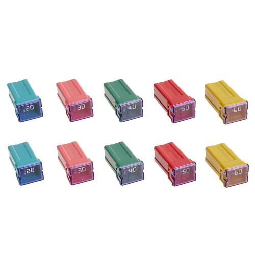 Jcase Fuse Assortment 20A 30A 40A 50A 60A Automotive High/STD Profile ...
